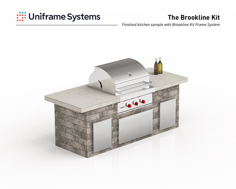 Uniframe Systems Collection of Outdoor Kitchen Kits & Frames