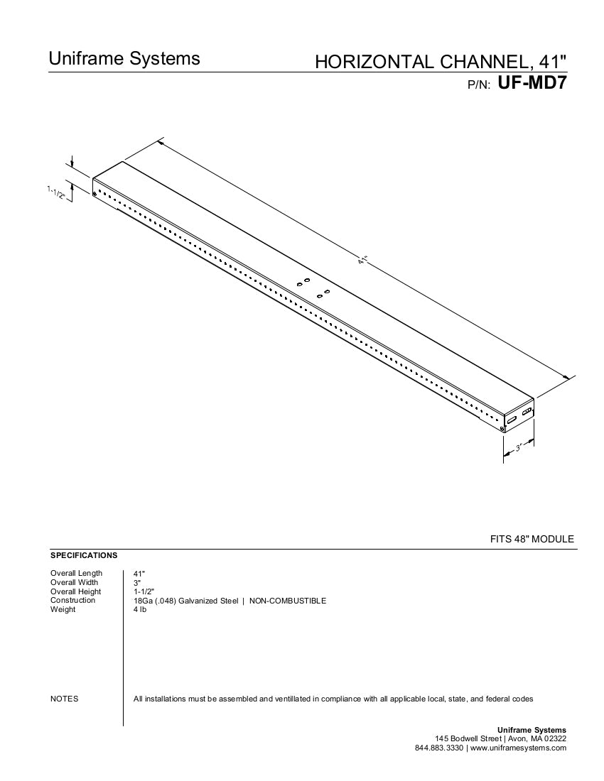Channel 41” – Uniframe Systems